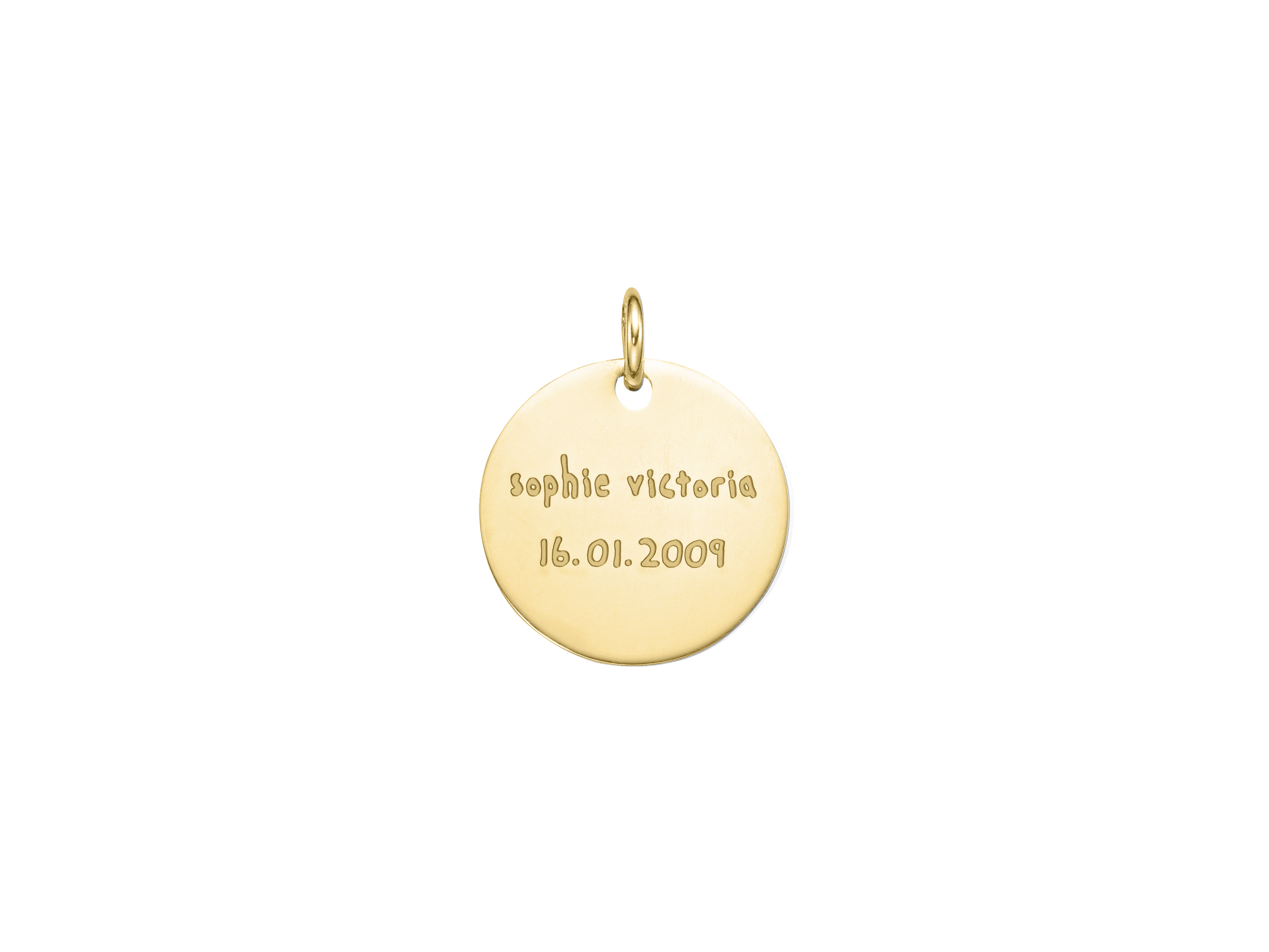 Full name gold pendant store