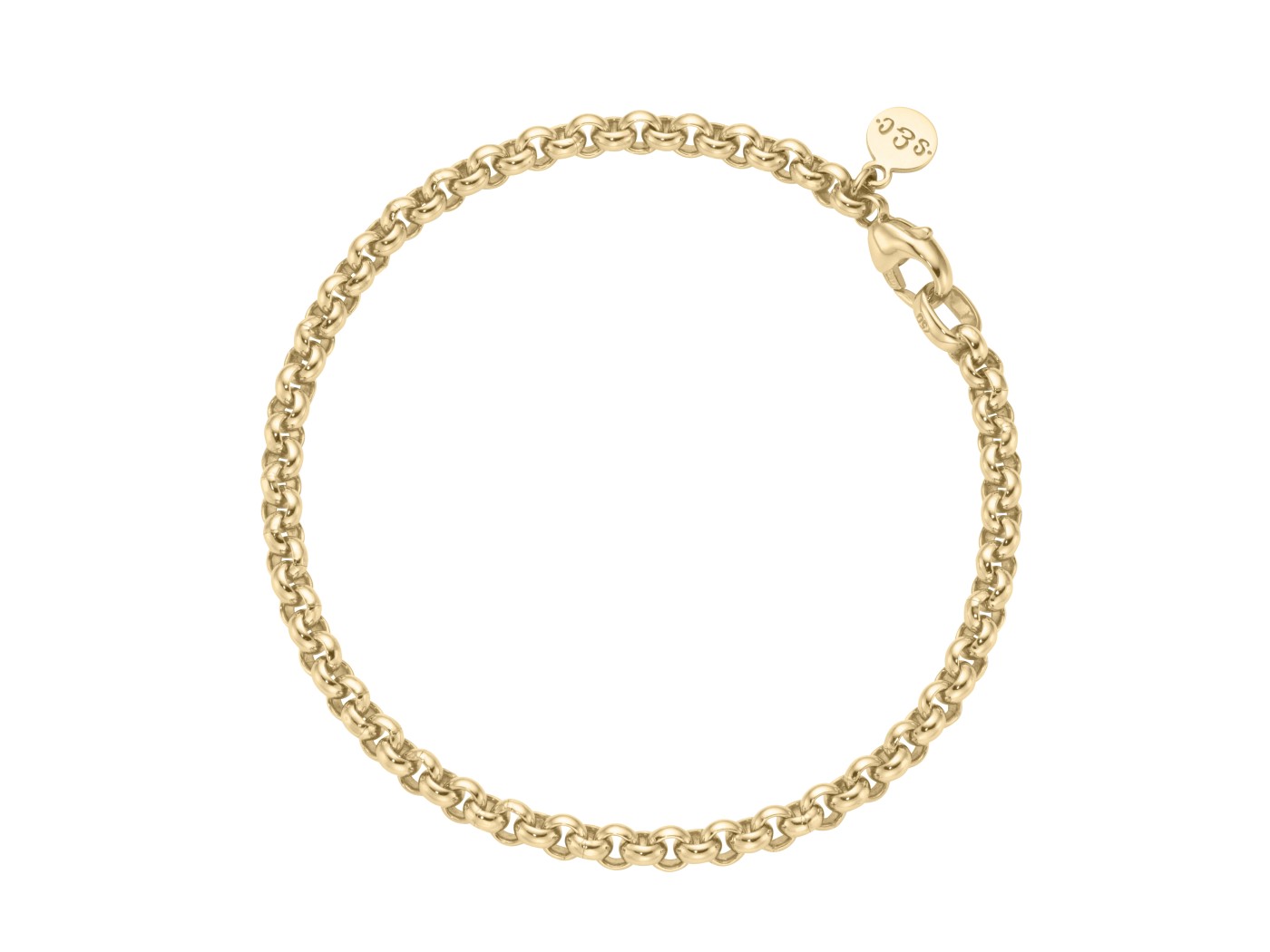 Gliederarmband Erbskette 18 Karat Gold